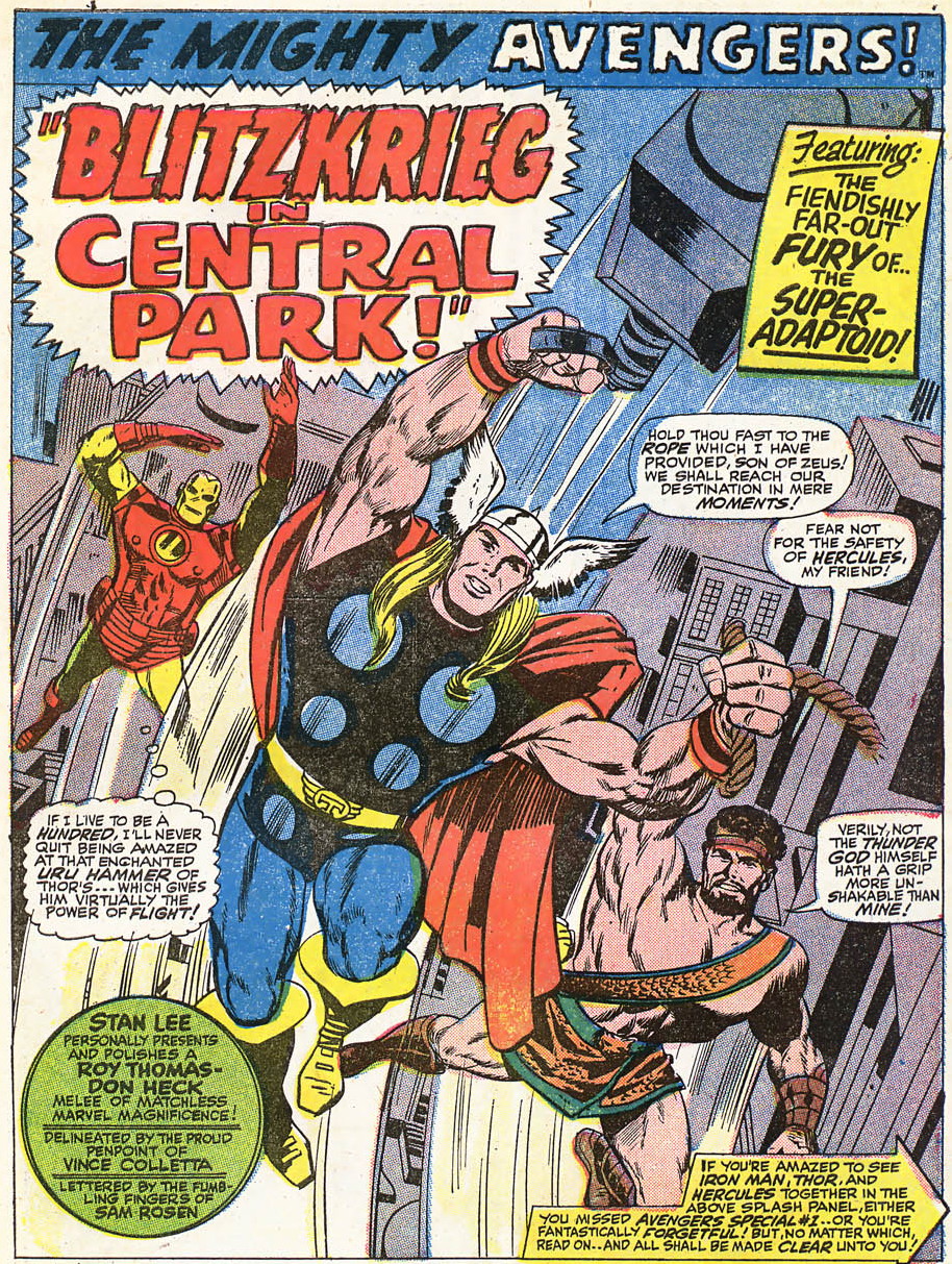 Avengers #45 (October, 1967) | Attack of the 50 Year Old Comic Books