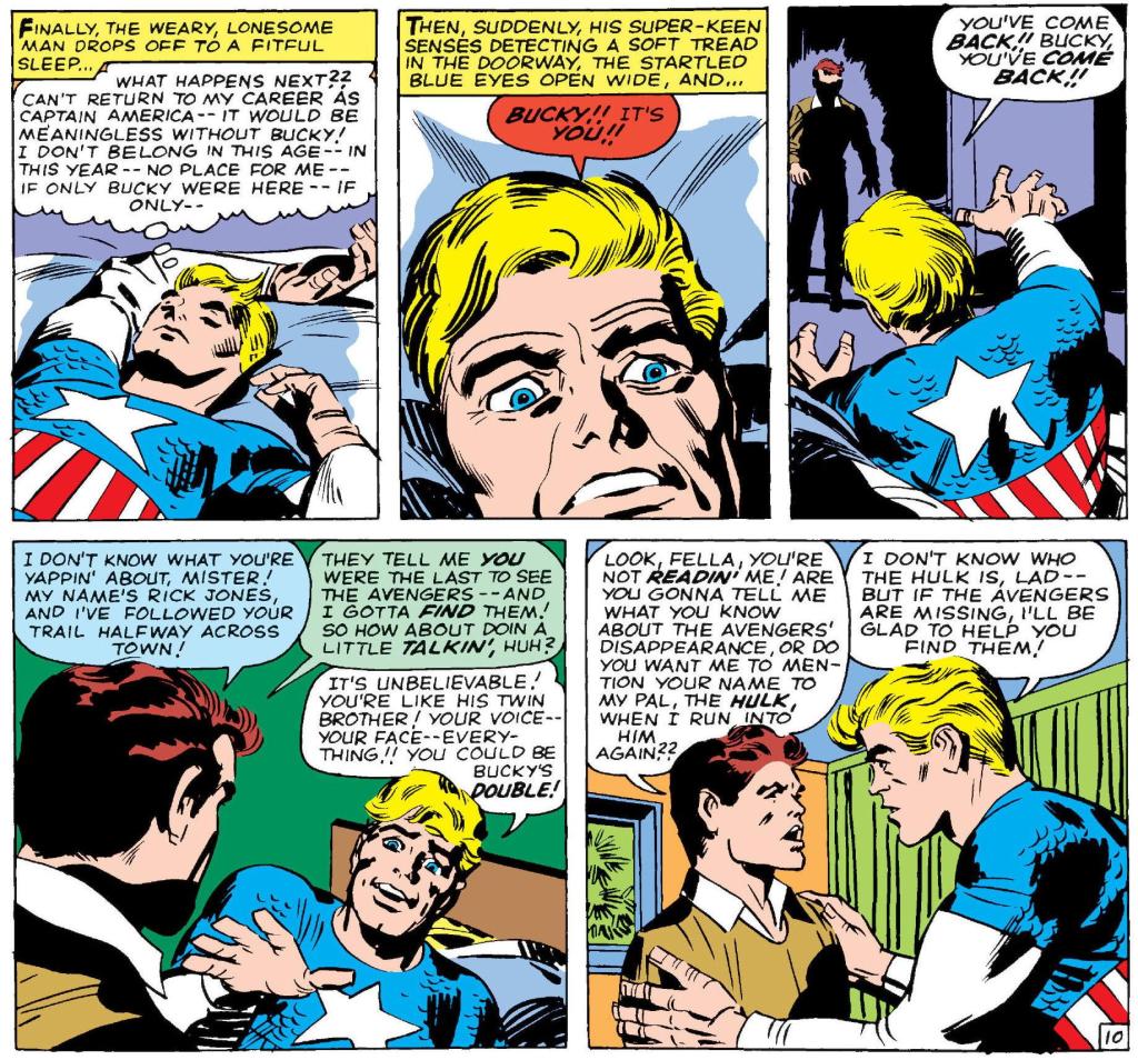Captain America #110 (February, 1969) | Attack of the 50 Year Old Comic ...
