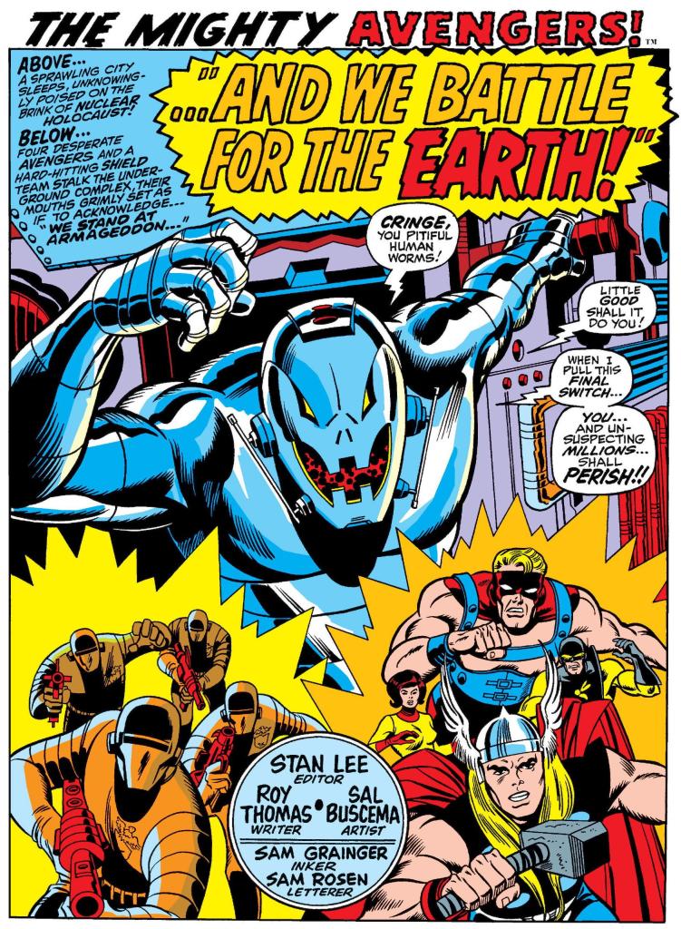 Avengers #68 (September, 1969) | Attack of the 50 Year Old Comic Books
