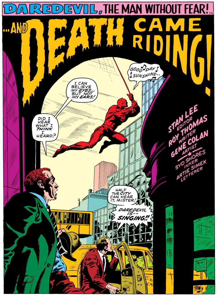 Daredevil #57 (October, 1969) | Attack of the 50 Year Old Comic Books