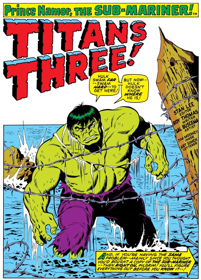 Sub-Mariner #34 (February, 1971) | Attack of the 50 Year Old Comic Books