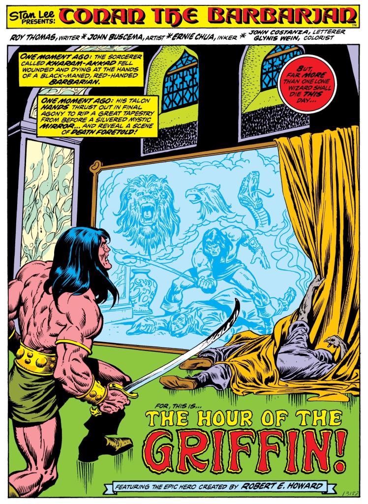 Conan the Barbarian #26 (May, 1973) | Attack of the 50 Year Old Comic Books